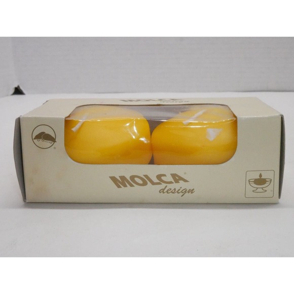 Molca | Accents | Molca Designs Yellow Unscented Round Floating Candle Made In Netherlands 2 ...